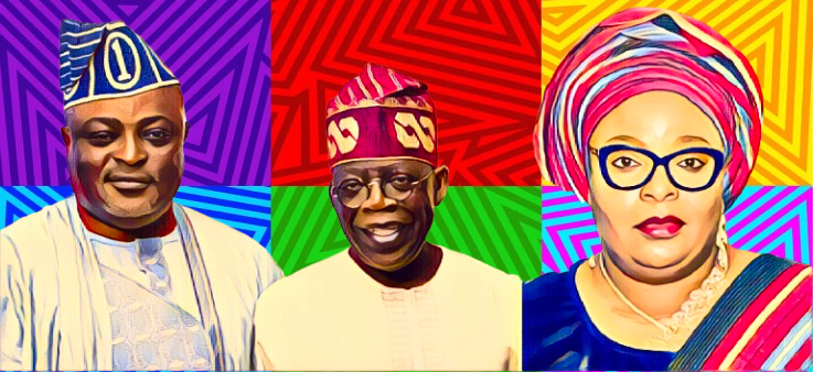 President Tinubu Meets Obasa, Meranda at the Presidential Villa