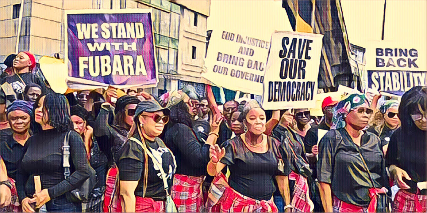 Rivers Women Flood Streets Demanding Fubara's Reinstatement