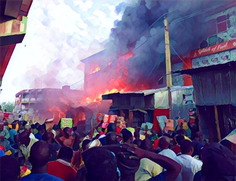 Inferno Ravages Singer Market in Kano